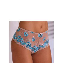 Nuance Panty mehrfarbig Gr. 40/42 f&uuml;r Damen. Mit Schleife, Spitze. Figurbetont
