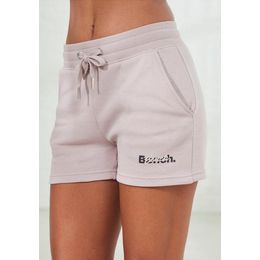 BENCH. LOUNGEWEAR Shorts pink Gr. 32/34 f&uuml;r Damen. Mit Logodruck, Logostickerei, Bindeband. Bequem. Nachhaltig.