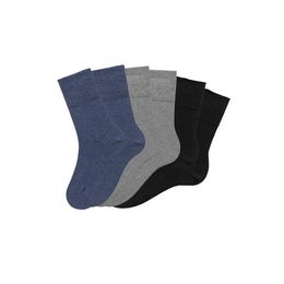 H.I.S. H.I.S Socken 'Damen Herren Basic Socken' mehrfarbig Gr. 43-46 f&uuml;r Damen. Elastisch. Nachhaltig.