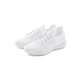 VIVANCE BY LASCANA Sneaker 'Freizeitschuh, Halbschuh, Turnschuhe, Slip-On-Sneaker,' wei&szlig; Gr. 41 f&uuml;r Damen