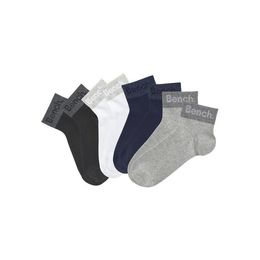 Bench. Kurzsocken mehrfarbig Gr. 35-38 f&uuml;r Damen. Mit Logodruck. Elastisch. Nachhaltig.