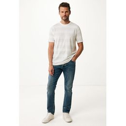 Mexx Shirt in Wei&szlig;/ Grau - 45% | Gr&ouml;&szlig;e L | Herren-plussize