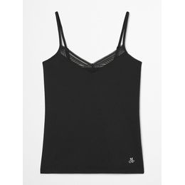 Marc O ́Polo Bodywear Hemdchen in Schwarz - 29% | Gr&ouml;&szlig;e M | Damen-tops