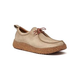 Comfortfusse Leder-Schn&uuml;rschuhe in Beige - 51% | Gr&ouml;&szlig;e 42 | Herren-schnuerschuhe