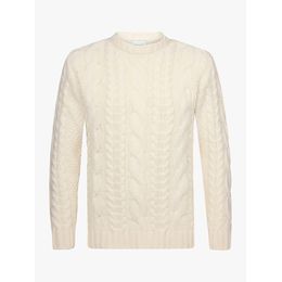 Profuomo Wollpullover in Creme - 59% | Gr&ouml;&szlig;e M | Herren-plussize