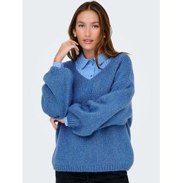 Jacqueline de Yong JDY Pullover "Dydinea" in Blau - 40% | Gr&ouml;&szlig;e M | Damen-pullover-cardigans