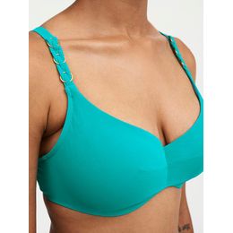 Chantelle Bikini-Oberteil in T&uuml;rkis - 56% | Gr&ouml;&szlig;e 80F | Damen-bademode