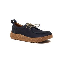 Comfortfusse Leder-Schn&uuml;rschuhe in Dunkelblau - 51% | Gr&ouml;&szlig;e 43 | Herren-schnuerschuhe