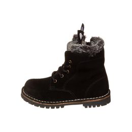 kmins Leder-Winterboots in Schwarz - 73% | Gr&ouml;&szlig;e 25 | Kinderstiefel