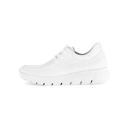 Gabor Leder-Sneakers in Wei&szlig; - 64% | Gr&ouml;&szlig;e 37 | Damen-sneakers