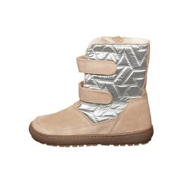 kmins Leder-Winterboots in Beige/ Silber - 76% | Gr&ouml;&szlig;e 31 | Kinderstiefel