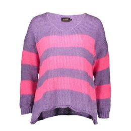 miss goodlife Pullover "Stripes" in Lila/ Pink - 86% | Gr&ouml;&szlig;e M | Damen-pullover-cardigans