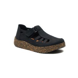 Comfortfusse Leder-Slipper in Schwarz - 50% | Gr&ouml;&szlig;e 40 | Damen-schuhe-halbschuhe