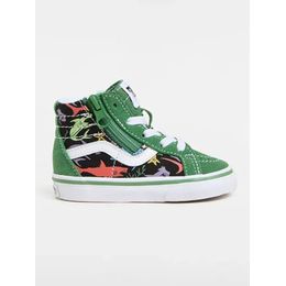 Vans Leder-Sneakers "SK8-Hi Reissue Side Zip" in Gr&uuml;n - 58% | Gr&ouml;&szlig;e 22 | Babysneakers