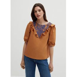 Stefanel Bluse in Camel - 80% | Gr&ouml;&szlig;e 36 | Damen-blusen
