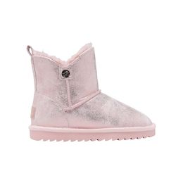 Kangaroos Winterboots "K-UK Silvery" in Rosa - 37% | Gr&ouml;&szlig;e 37 | Kinderstiefel