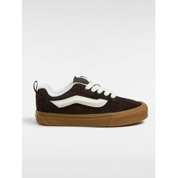 Vans Leder-Sneakers "Knu Skool" in Schwarz - 43% | Gr&ouml;&szlig;e 43 | Damen-sneakers