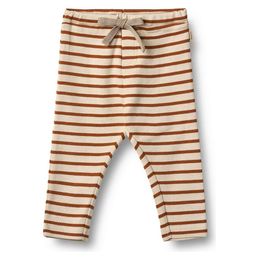 Wheat Sweathose "Manfred" in Beige/ Rot - 34% | Gr&ouml;&szlig;e 74 | Babyhosen