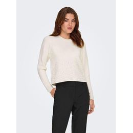 Jacqueline de Yong JDY Pullover "Pearl" in Creme - 32% | Gr&ouml;&szlig;e M | Damen-pullover-cardigans