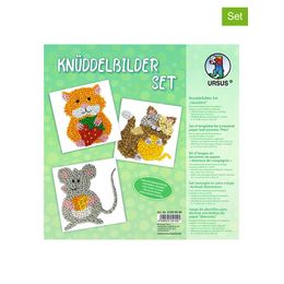 URSUS Kn&uuml;ddelbilder-Bastelset "Haustiere" in Bunt - 14% | Kinder-kreativspielzeug