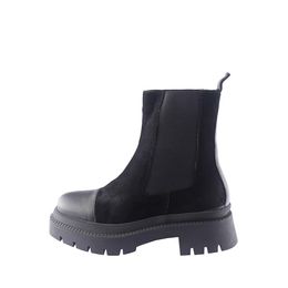 D.Moro Leder-Chelsea-Boots in Schwarz - 51% | Gr&ouml;&szlig;e 39 | Stiefeletten