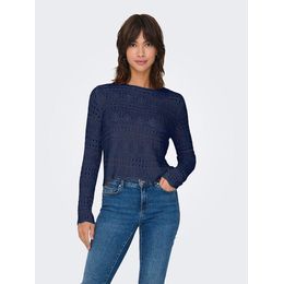 Jacqueline de Yong JDY Pullover in Dunkelblau - 72% | Gr&ouml;&szlig;e XL | Damen-pullover-cardigans