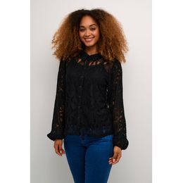 Kaffe Bluse "Kanni" in Schwarz - 59% | Gr&ouml;&szlig;e 38 | Damen-blusen
