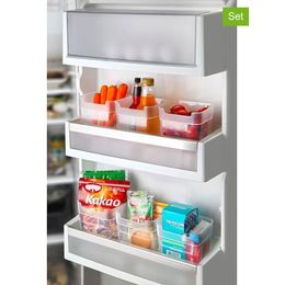 Violeta Home 6er-Set: K&uuml;hlschrank-Organizer in Transparent - (B)11 x (H)10 x (T)11 cm - 43% | Aufbewahren-servieren