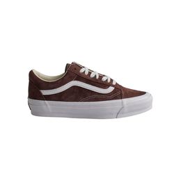 Vans Leder-Sneakers "Old Skool" in Braun - 48% | Gr&ouml;&szlig;e 40,5 | Herrensneakers