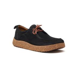 Comfortfusse Leder-Schn&uuml;rschuhe in Schwarz - 51% | Gr&ouml;&szlig;e 44 | Herren-schnuerschuhe