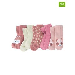 COOL CLUB 5er-Set: Socken in Rosa/ Creme - 30% | Gr&ouml;&szlig;e 22-24 | Babysocken-strumpfhosen