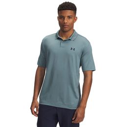 Under Armour Funktionspoloshirt "Matchplay" in Graublau - 34% | Gr&ouml;&szlig;e L | Herren-sportshirts