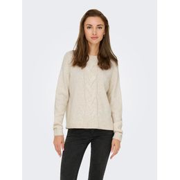 Jacqueline de Yong JDY Pullover in Beige - 37% | Gr&ouml;&szlig;e L | Damen-pullover-cardigans