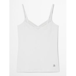 Marc O ́Polo Bodywear Hemdchen in Wei&szlig; - 26% | Gr&ouml;&szlig;e S | Damen-tops