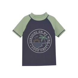 Color Kids Badeshirt in Grau/ Gr&uuml;n - 44% | Gr&ouml;&szlig;e 104 | Kinder-bademode