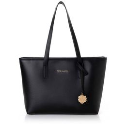 Vince Camuto Schultertasche "Taormina" in Schwarz - (B)32 x (H)24 x (T)11 cm - 83% | Damen-taschen
