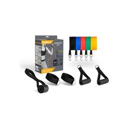 LIFA LIVING 11tlg. Workout-Set in Schwarz/ Bunt - 90% | Damen-outdoor-ausruestung