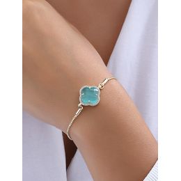 Nakkash Vergold. Armband mit Zirkonia und Katzenaugen-Edelstein - 81% | Schmuck