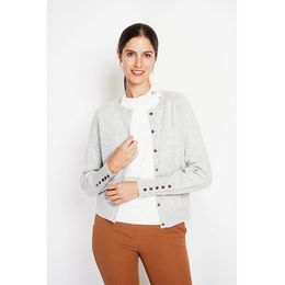 ASSUILI Cardigan in Hellgrau - 69% | Gr&ouml;&szlig;e 38 | Damen-pullover-cardigans