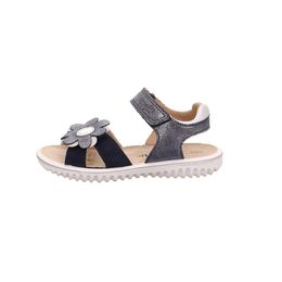 Superfit Leder-Sandalen "Sparkle" in Dunkelblau/ Wei&szlig; - 49% | Gr&ouml;&szlig;e 33 | Kindersandalen