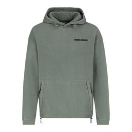 Sublevel Fleecehoodie in Gr&uuml;n - 60% | Gr&ouml;&szlig;e XXL | Herren-sweatshirts-jacken