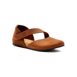 Comfortfusse Leder-Ballerinas in Braun - 50% | Gr&ouml;&szlig;e 40 | Damen-ballerinas