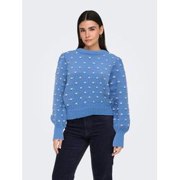 Jacqueline de Yong JDY Pullover in Hellblau - 40% | Gr&ouml;&szlig;e XL | Damen-pullover-cardigans