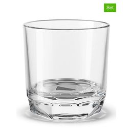 Holme Gaard 2er-Set: Longdrinkgl&auml;ser "Prism" in Transparent - 360 ml - 35% | Gedeckter-tisch