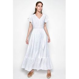 Tarifa Kleid in Wei&szlig; - 74% | Gr&ouml;&szlig;e M | Damen-kleider