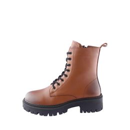 D.Moro Leder-Boots in Braun - 51% | Gr&ouml;&szlig;e 37 | Damen-stiefel