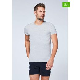Chiemsee 2er-Set: Shirts in Grau - 53% | Gr&ouml;&szlig;e XXL | Herren-plussize