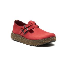 Comfortfusse Leder-Slipper in Rot - 50% | Gr&ouml;&szlig;e 42 | Damen-schuhe-halbschuhe