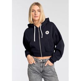 Converse Sweatjacke in Schwarz - 44% | Gr&ouml;&szlig;e L | Damen-sweatshirts-jacken