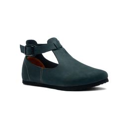 Comfortfusse Leder-Ballerinas in Dunkelblau - 50% | Gr&ouml;&szlig;e 36 | Damen-ballerinas